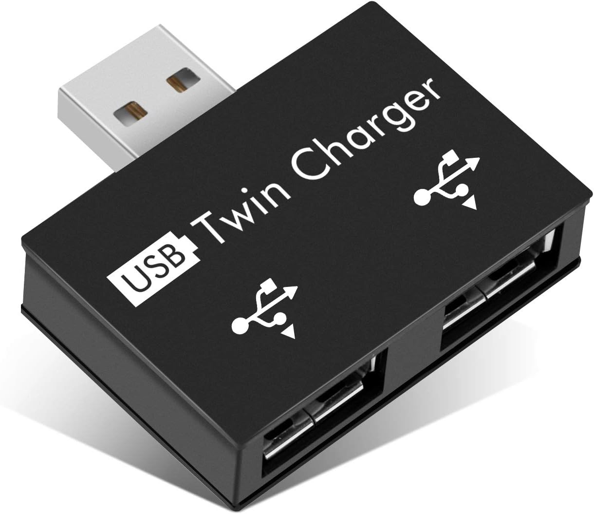 Amazon.com: USB2.0 Hub 2-Port, Portable 2-Port USB Hub USB Twin Adapter ...