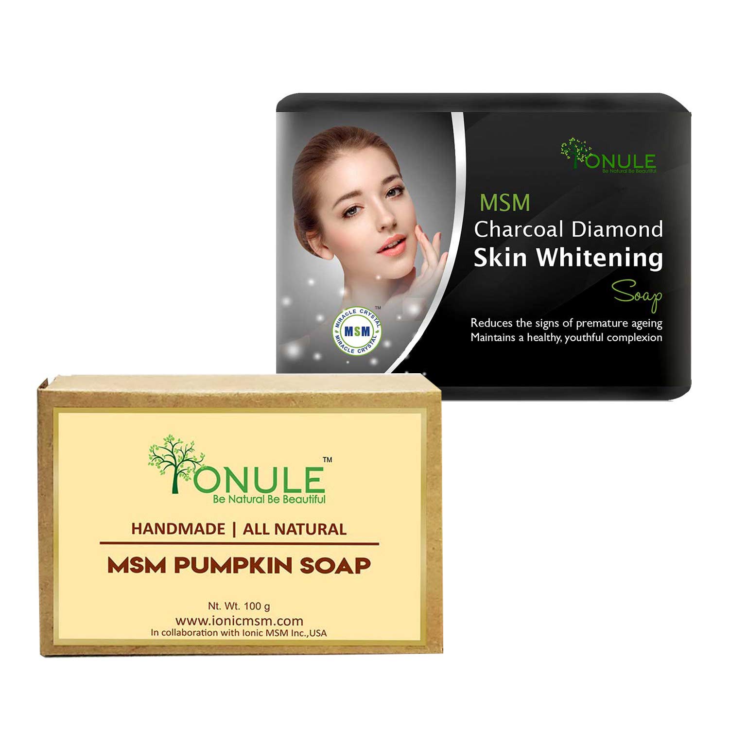 Buy Ionule MSM Charcoal Diamond Skin Whitening And Handmade Natural MSM ...