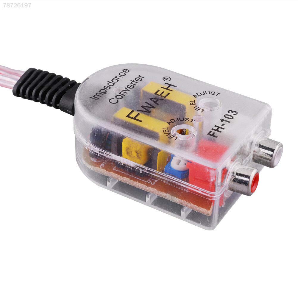 Generic 50C1 Level Speaker High to Low Impedance Converter Adapter 2 ...