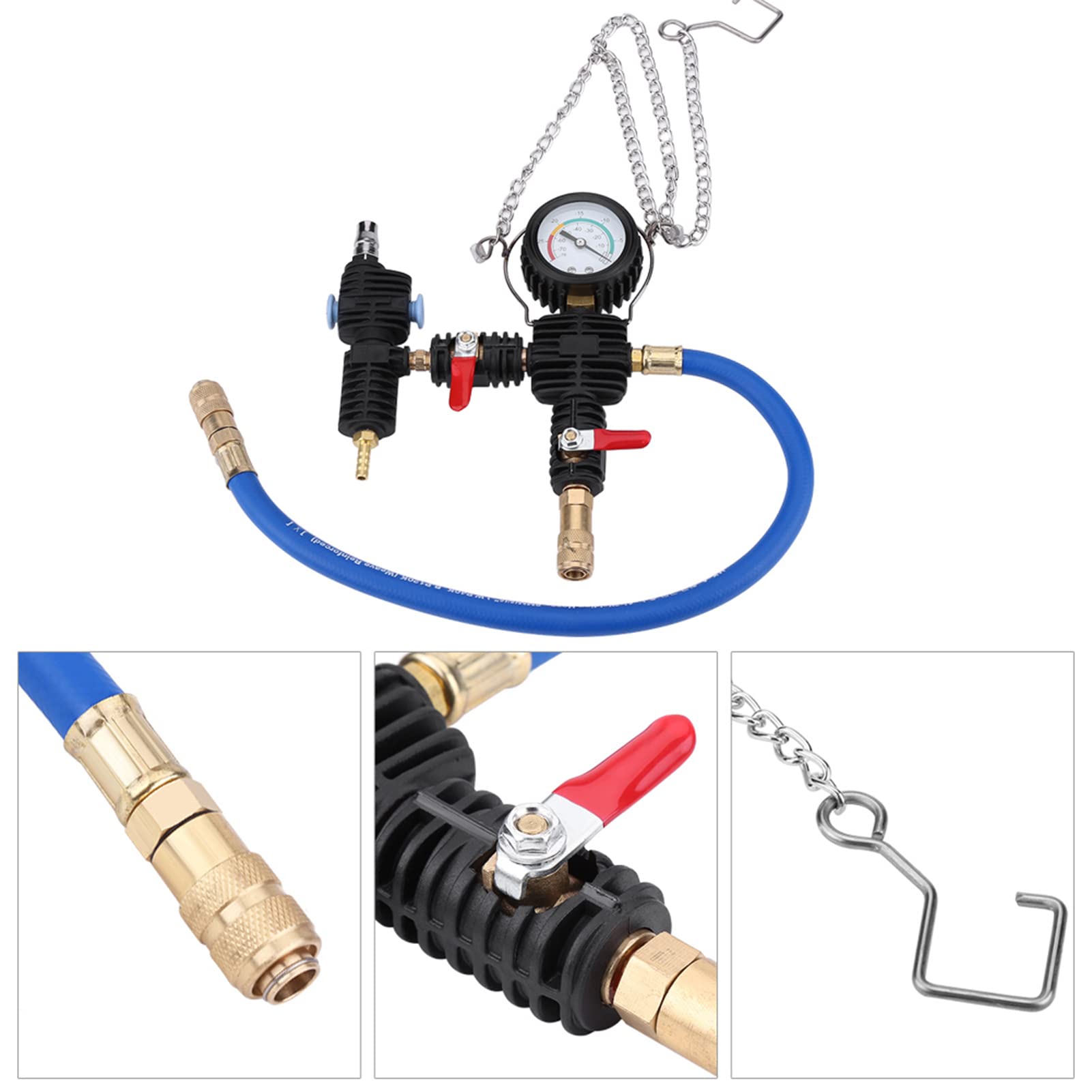 Radiator Cooling System Vacuum Purge Coolant Tool Kit Set With Adapter