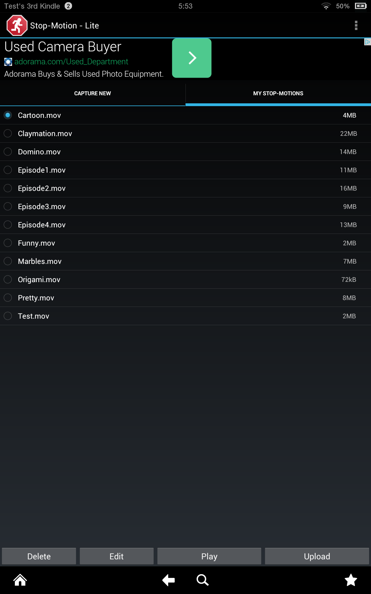 Stop-Motion - Lite - App on Amazon Appstore