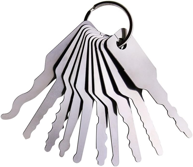 10 pcs, Jiggler lock picks for double sided lock fasteners selection ...