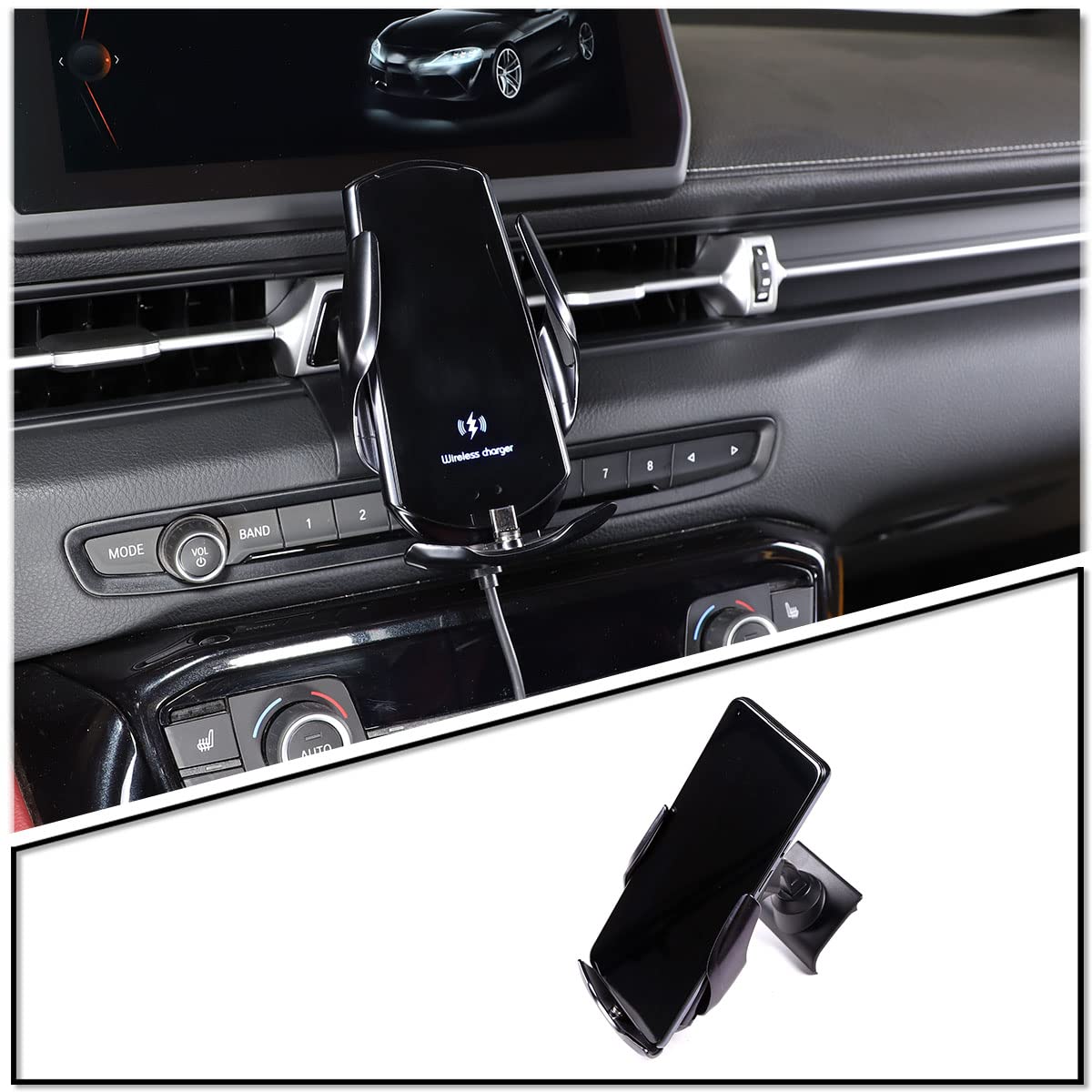 Amazon.com: Daeiclru Car Phone Mount Fit for Toyota Supra GR A90 A91 ...