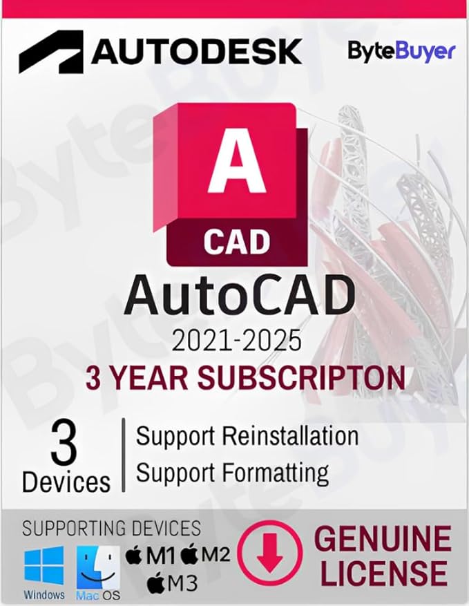 AutoCAD Software (Official License) (For all Devices Windows, macOS ...