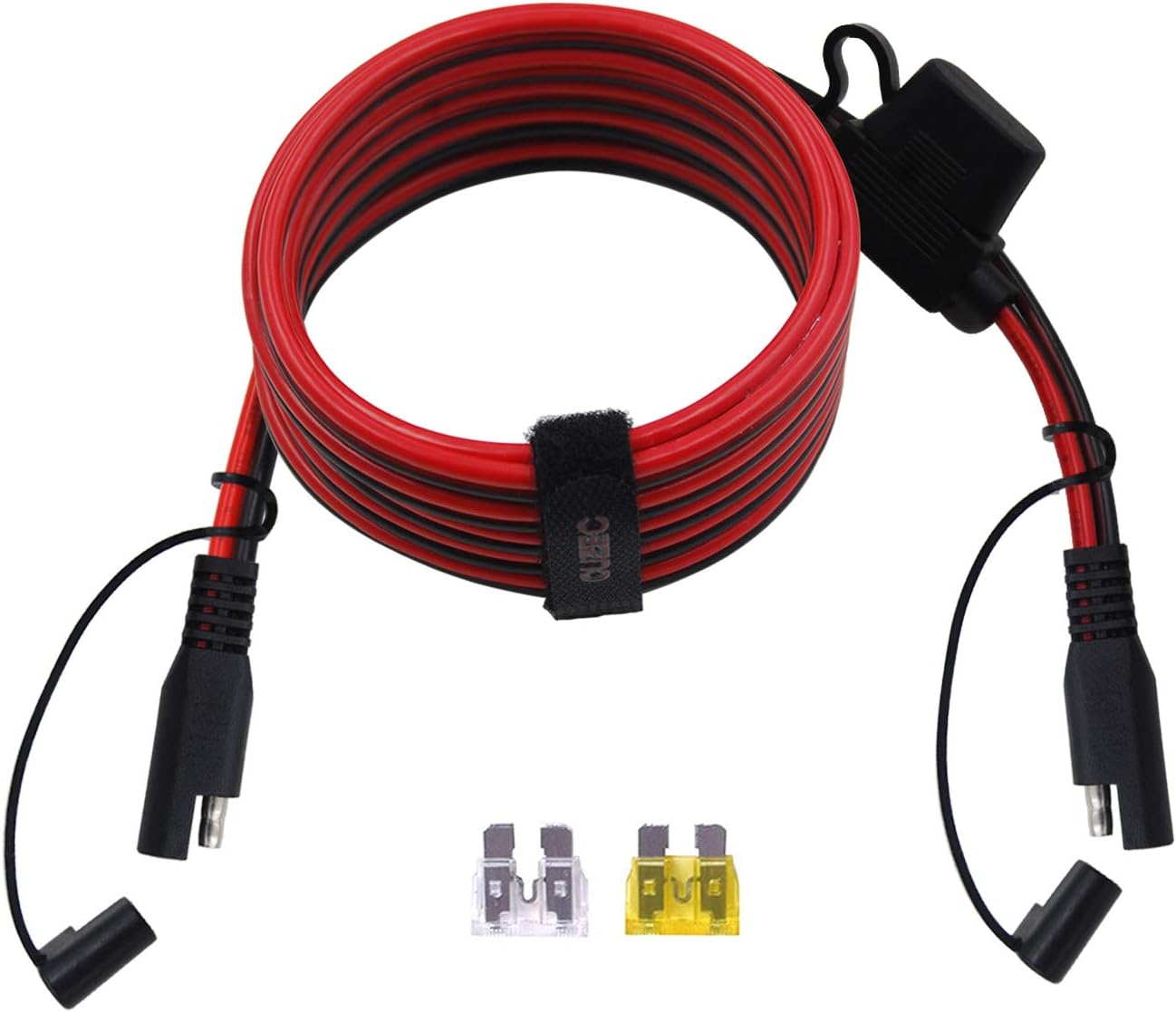 Amazon.com: CUZEC 8FT/2.44m 14AWG SAE to SAE Extension Cable Quick ...