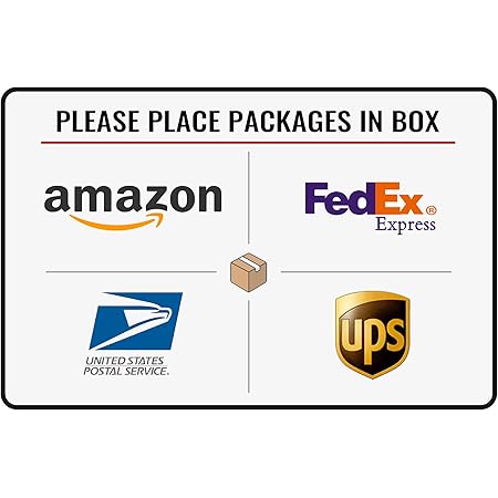 Amazon.com: Eyoloty Package Delivery Sign Instructions,Delivery Amazon ...