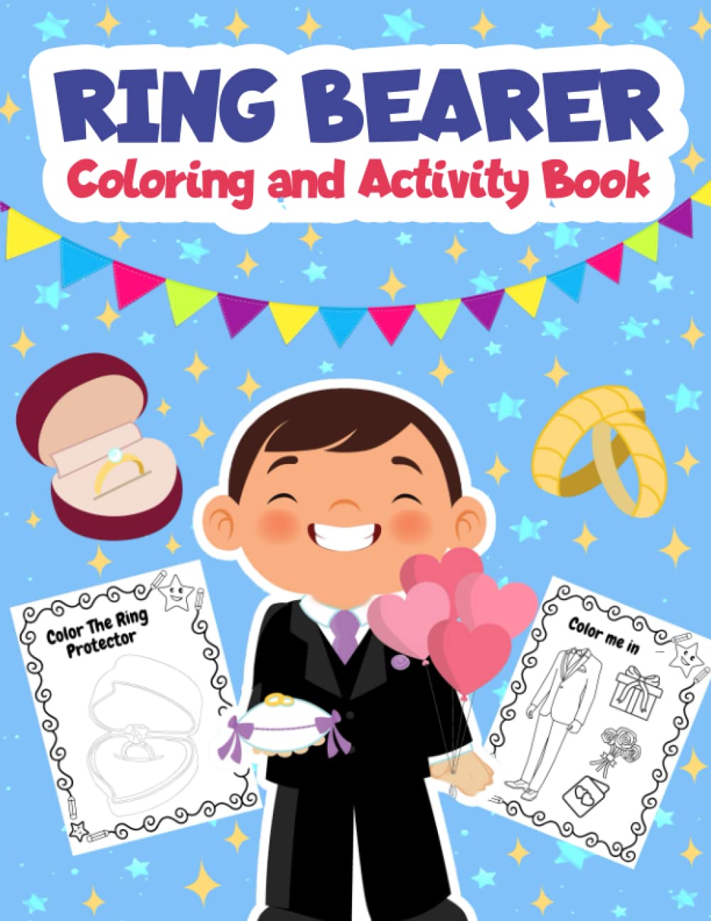 Buy Ring Bearer Coloring and Activity Book: wedding coloring books for ...