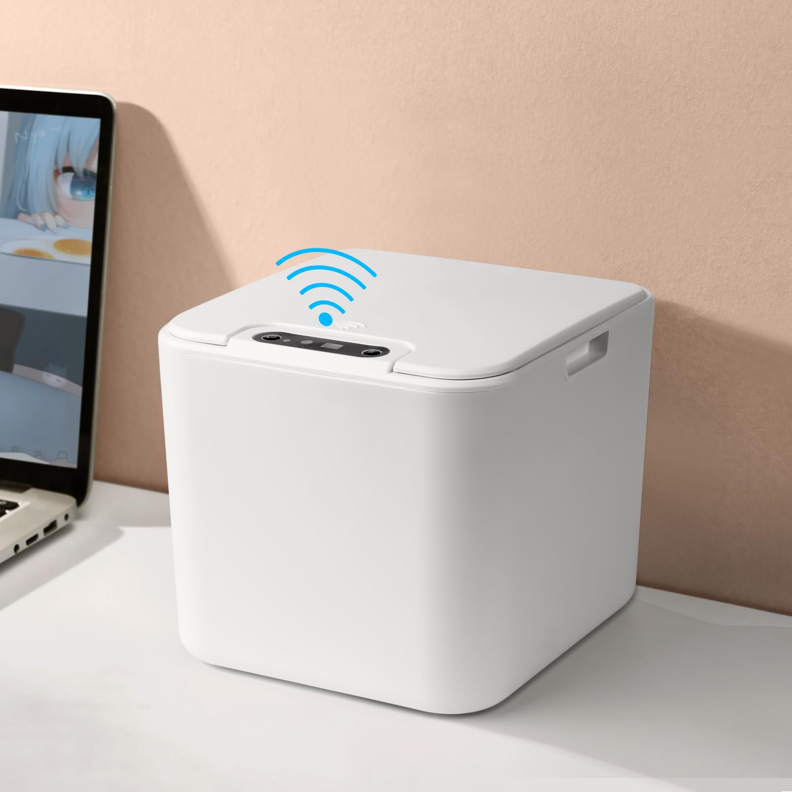 Snapklik.com : Anborry Desktop Mini Sensor Trash Can 1.2 Gallon ...