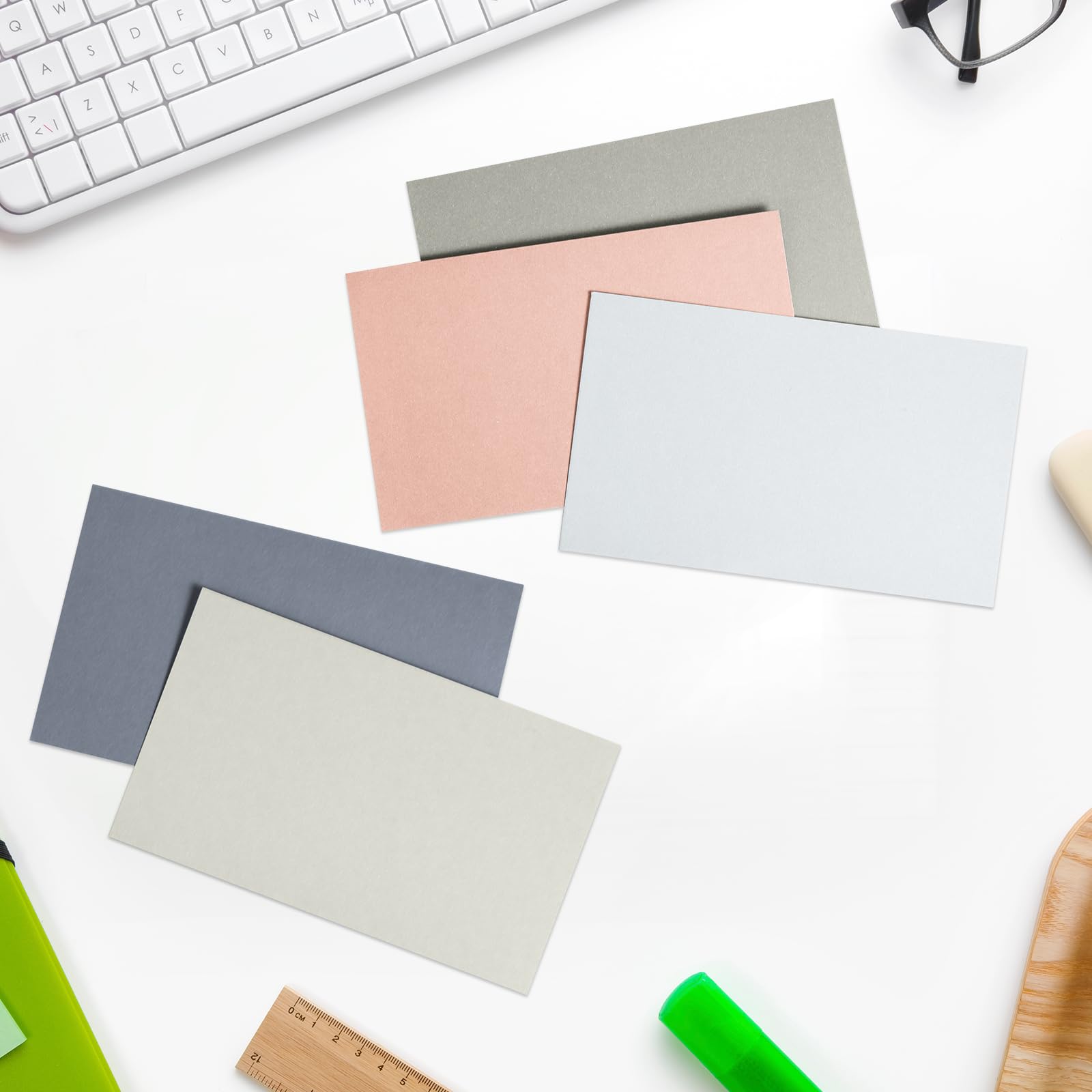 Snapklik.com : Fainne 300 Pcs Blank Index Cards 180 Gsm Thick Card ...