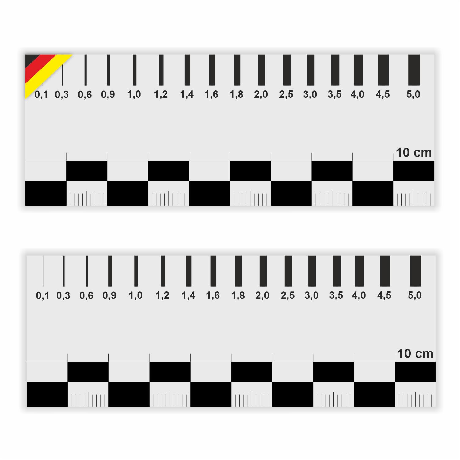 Sachverstndigen-Zubehr Crack Width Ruler Feeler Gauges [10 cm crack ...
