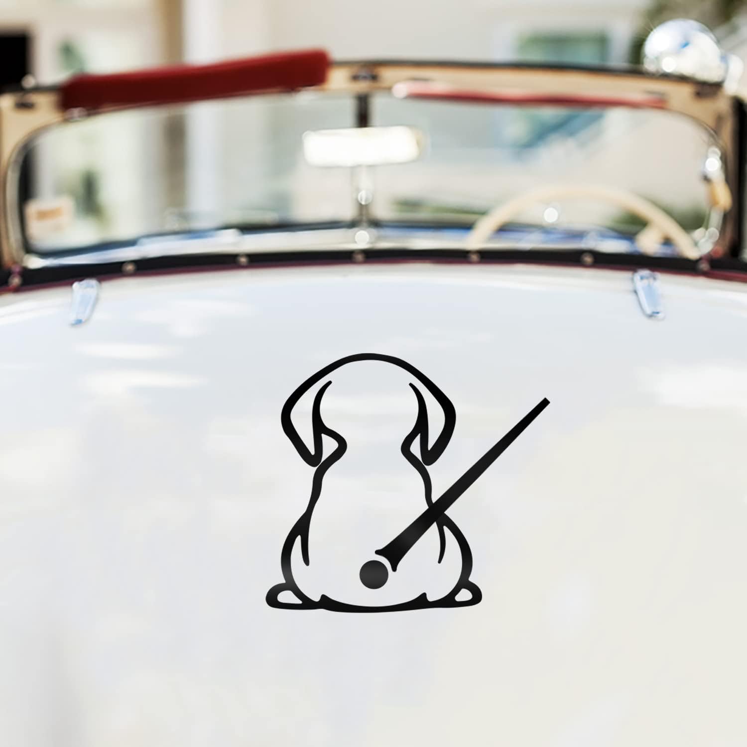 Amazon.com - Funny Dog Moving Tail Decal - Cute Dog Decal Car Rear ...