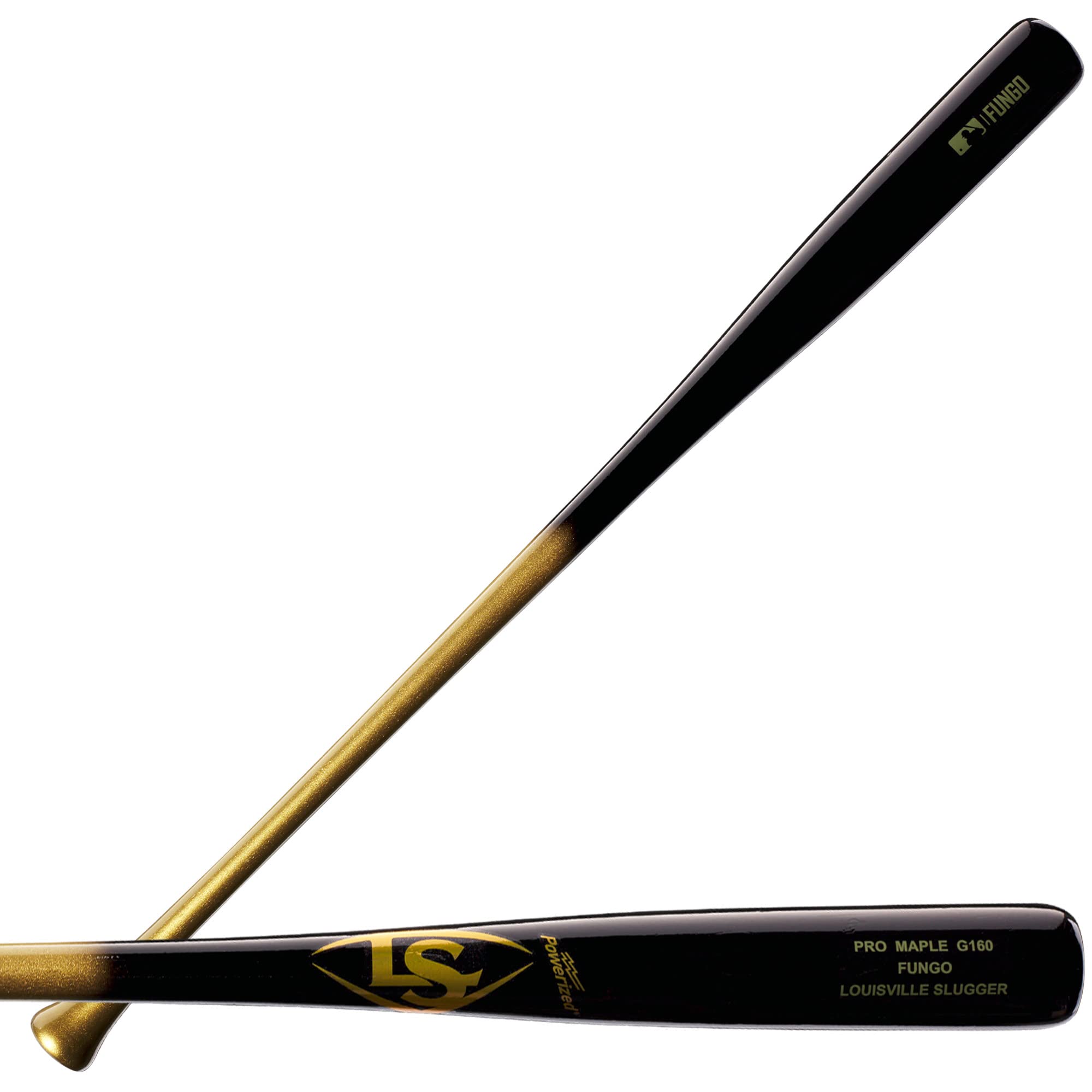 Louisville Slugger Pro Maple G160 Wood Fungo Bat - Black/Gold
