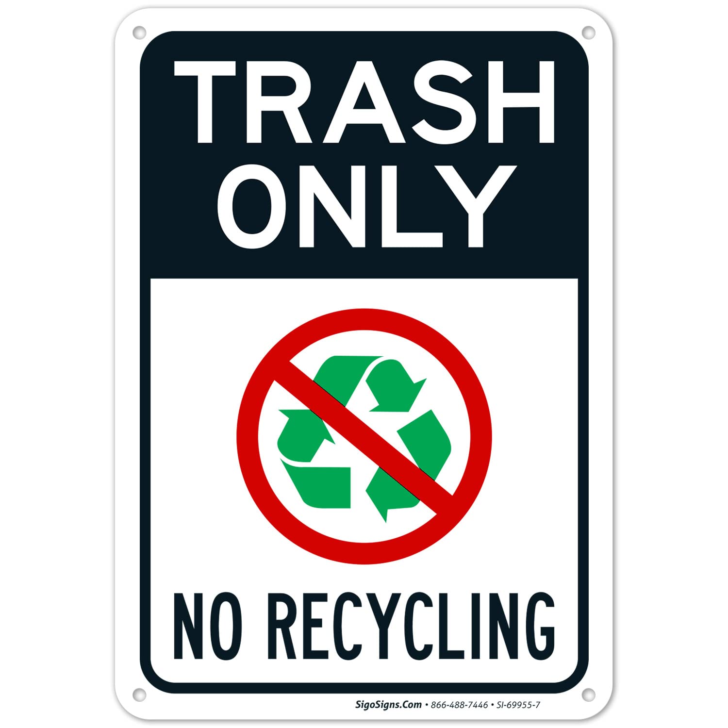 Trash Sign Trash Sign