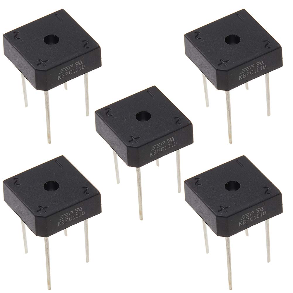 Bridgold 5pcs KBPC1010 Bridge Rectifier Diode, Single Phase,Full Wave ...