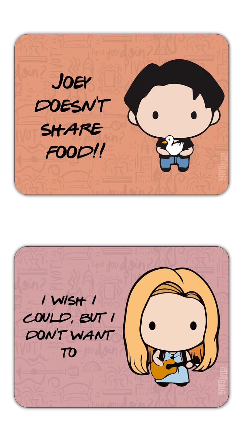 Buy Friends Tv Show - Joey Tribbiani & Phoebe Buffay Fridge Magnet ...