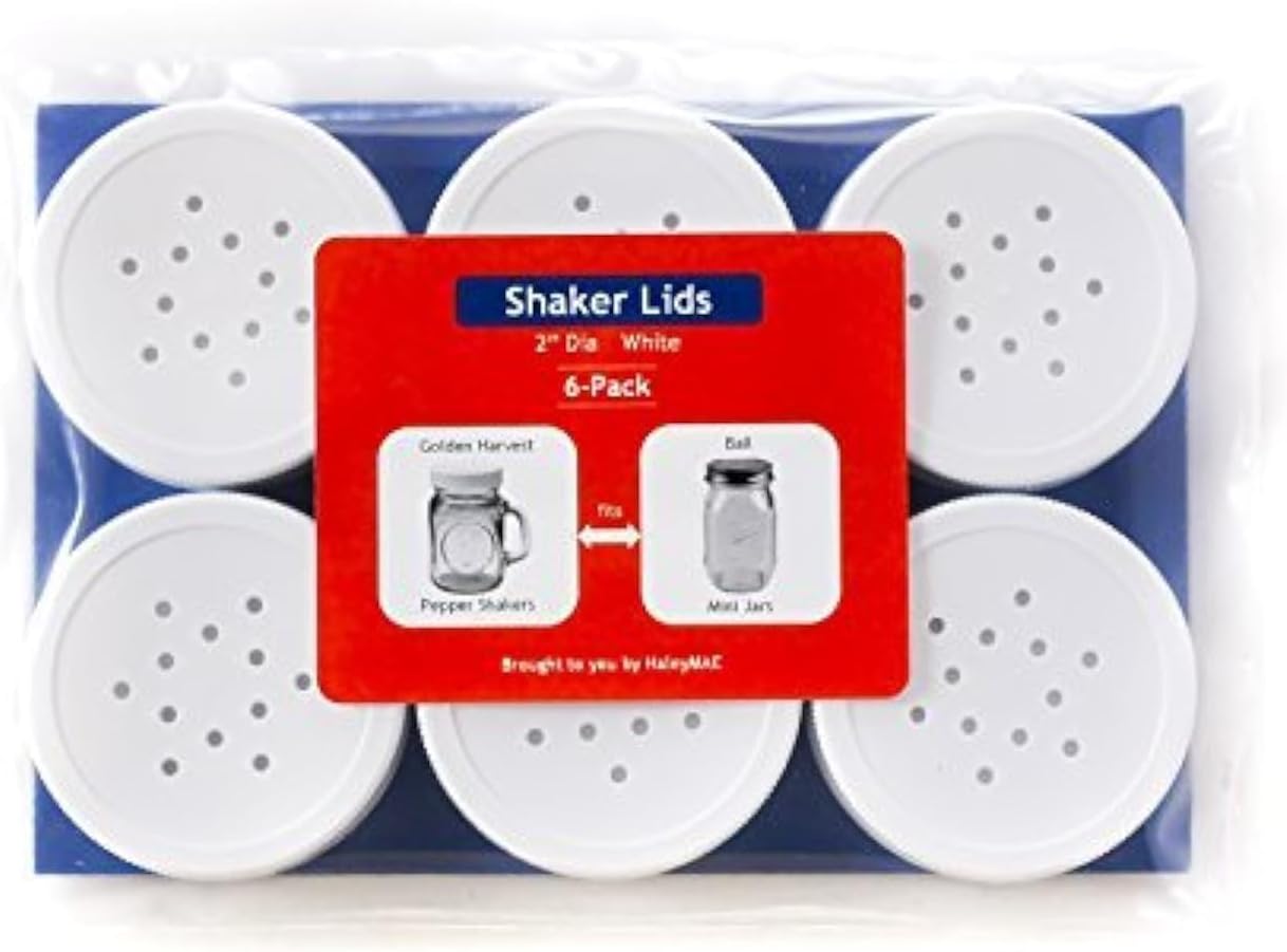 Amazon.com: Plastic Lids with 12-Holes for Golden Harvest 4-Ounce Salt ...