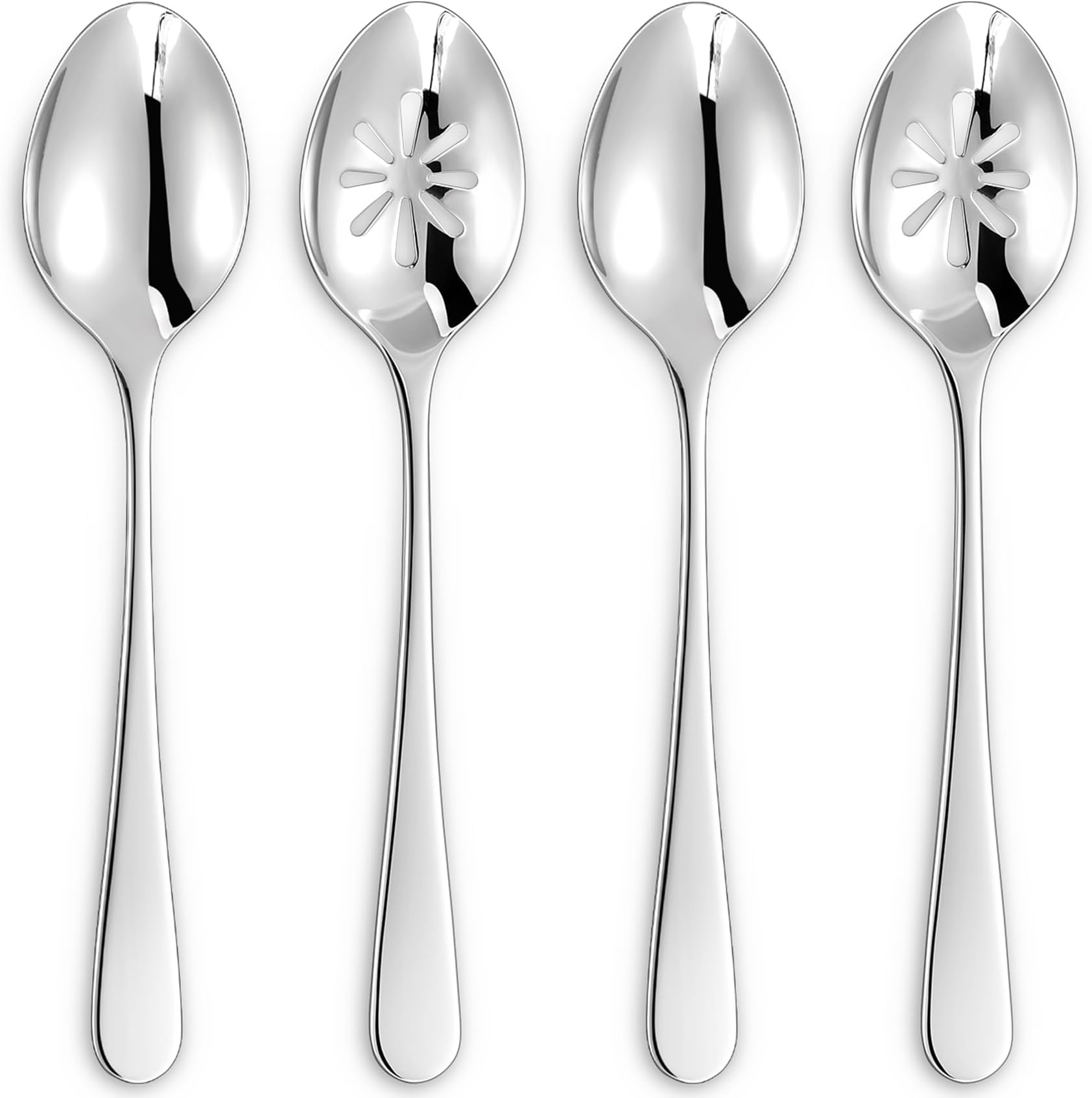 Amazon.com | Oneida Vale Set of 3 Serving Spoons, Silver: Serving Sets