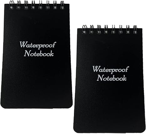 2pcs Waterproof Notebook, 3 x 5" Police Notepad, Write in The Rain ...
