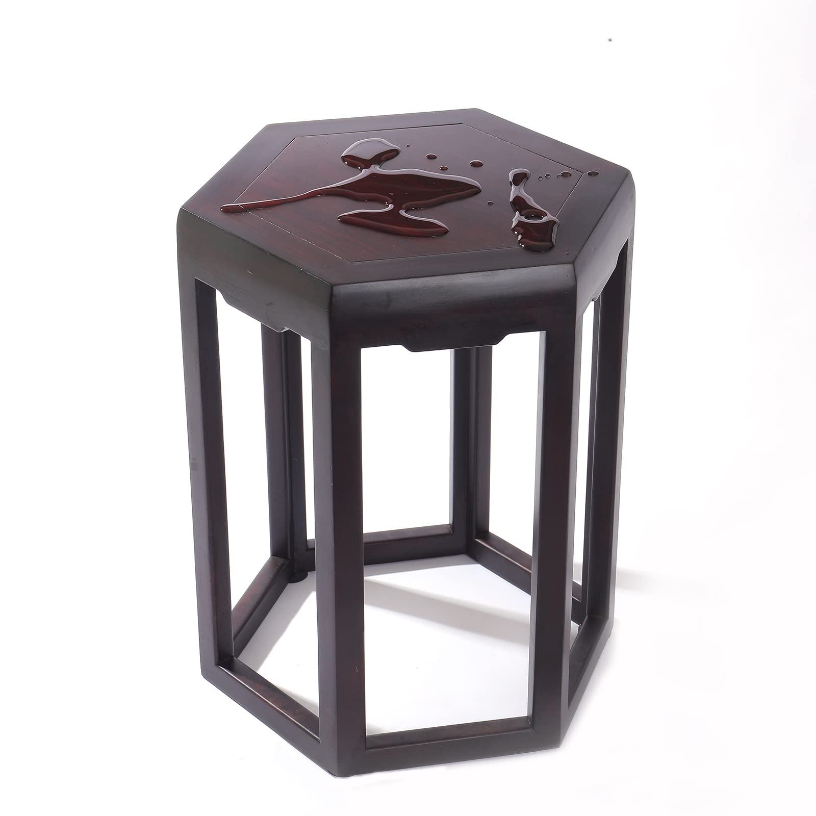 Wooden Step Stools - Classical Court Heavy Duty Anti-Slip Table Bedroom ...