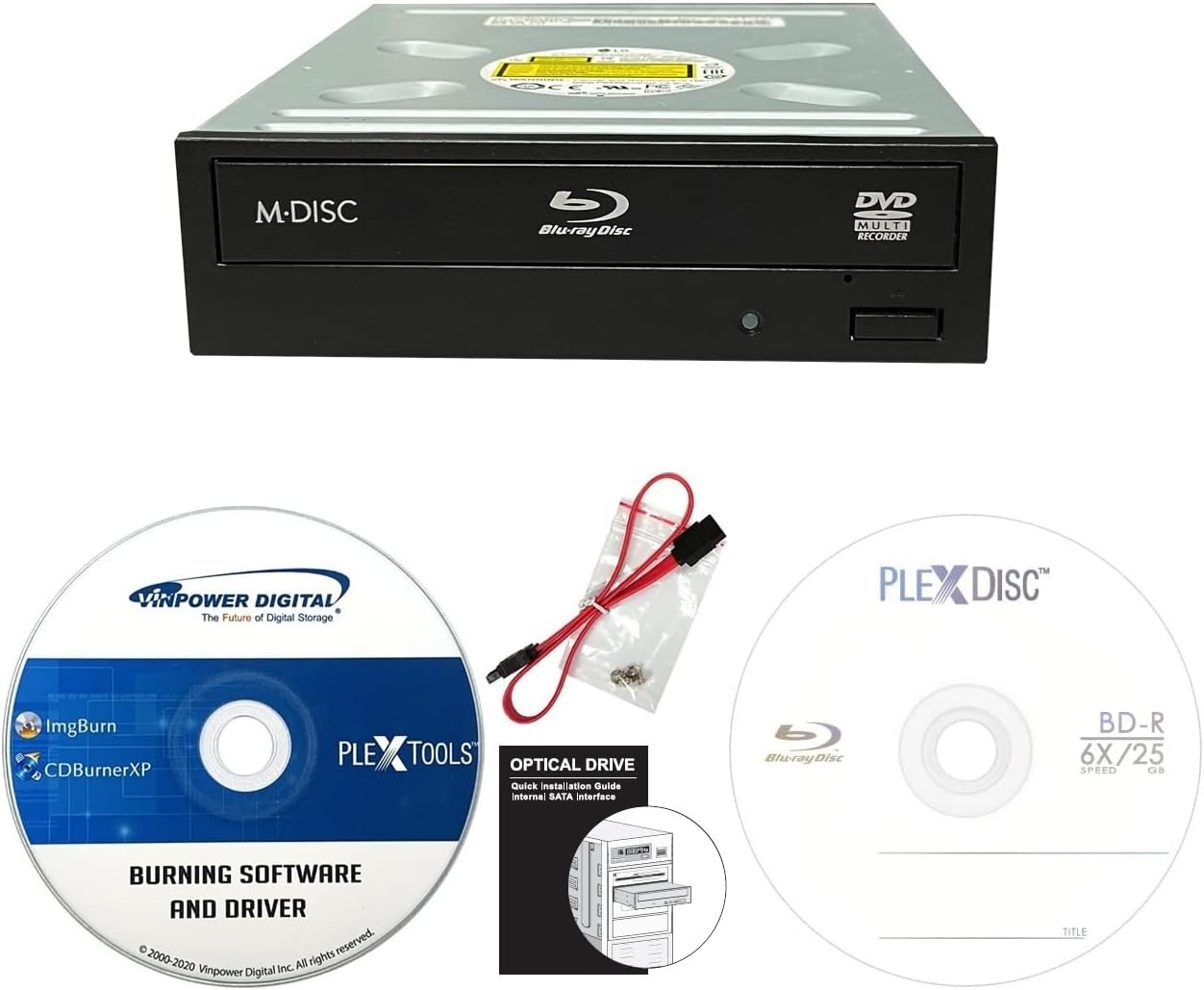 Amazon.com: Digital Pioneer BDR-212V Blu-ray SATA 16x Internal Blue-Ray ...