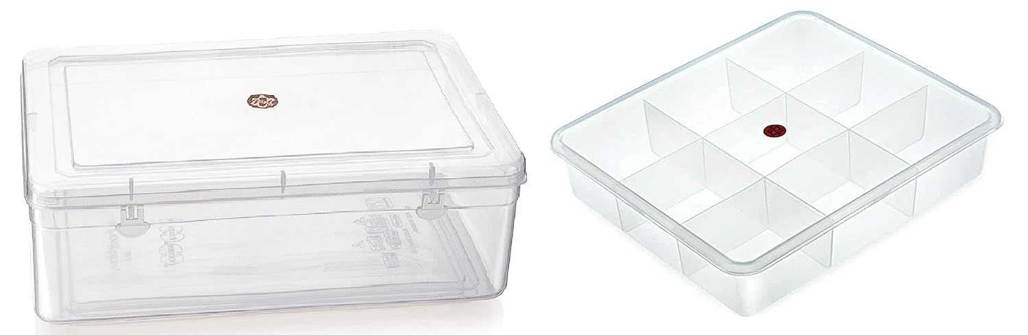Nakoda 9 Star Big Storage Box for Multipurpose Use,Transparent & Nakoda ...