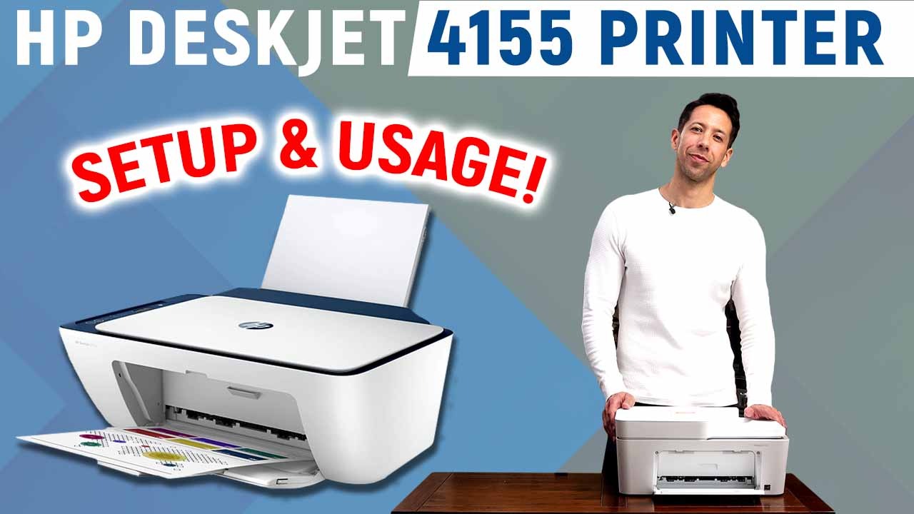 Watch HP DeskJet 4155e All-in-One Wireless Color Printer - Review on ...