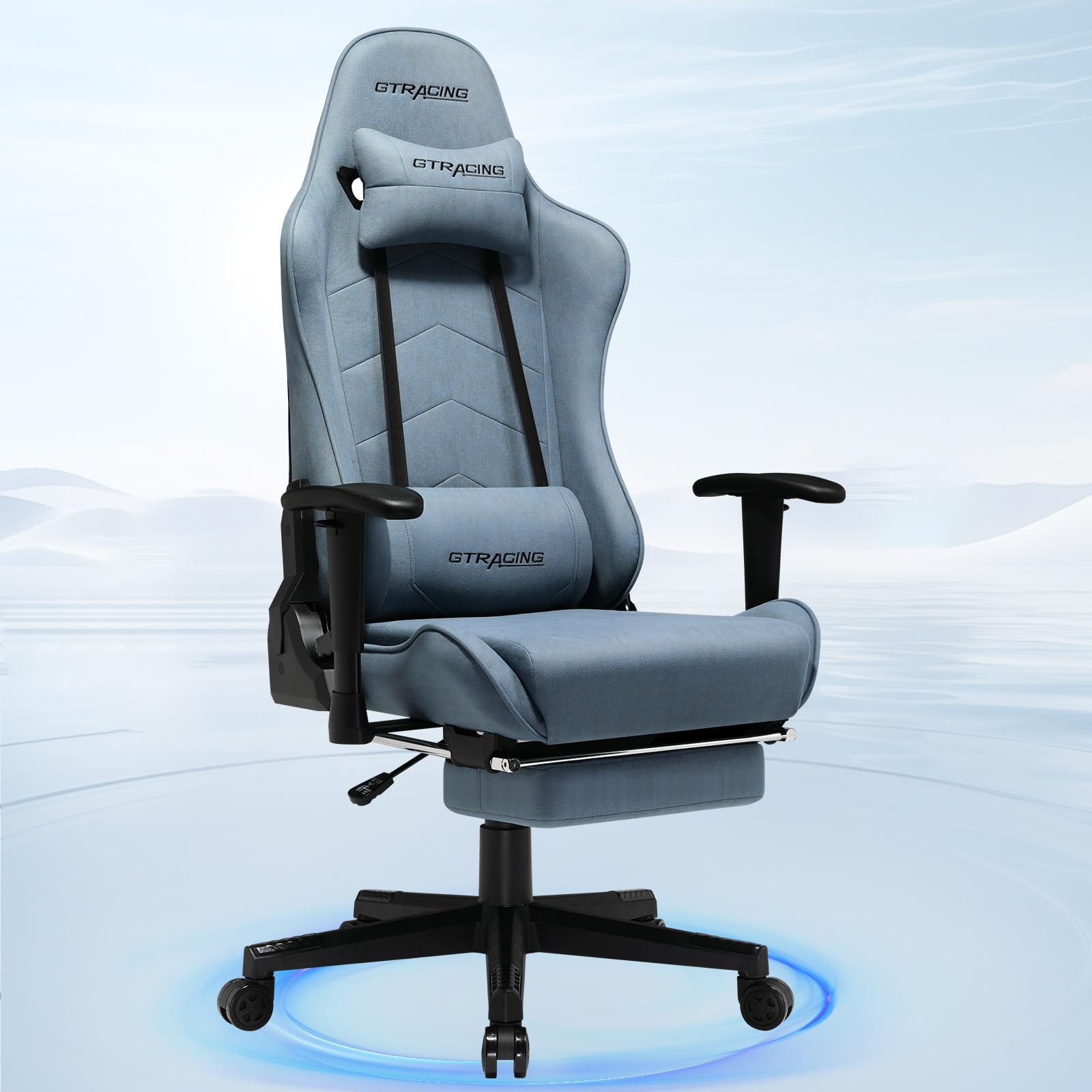 Amazon.com: GTRACING Gaming Chair Breathable Fabric, Racing Style ...