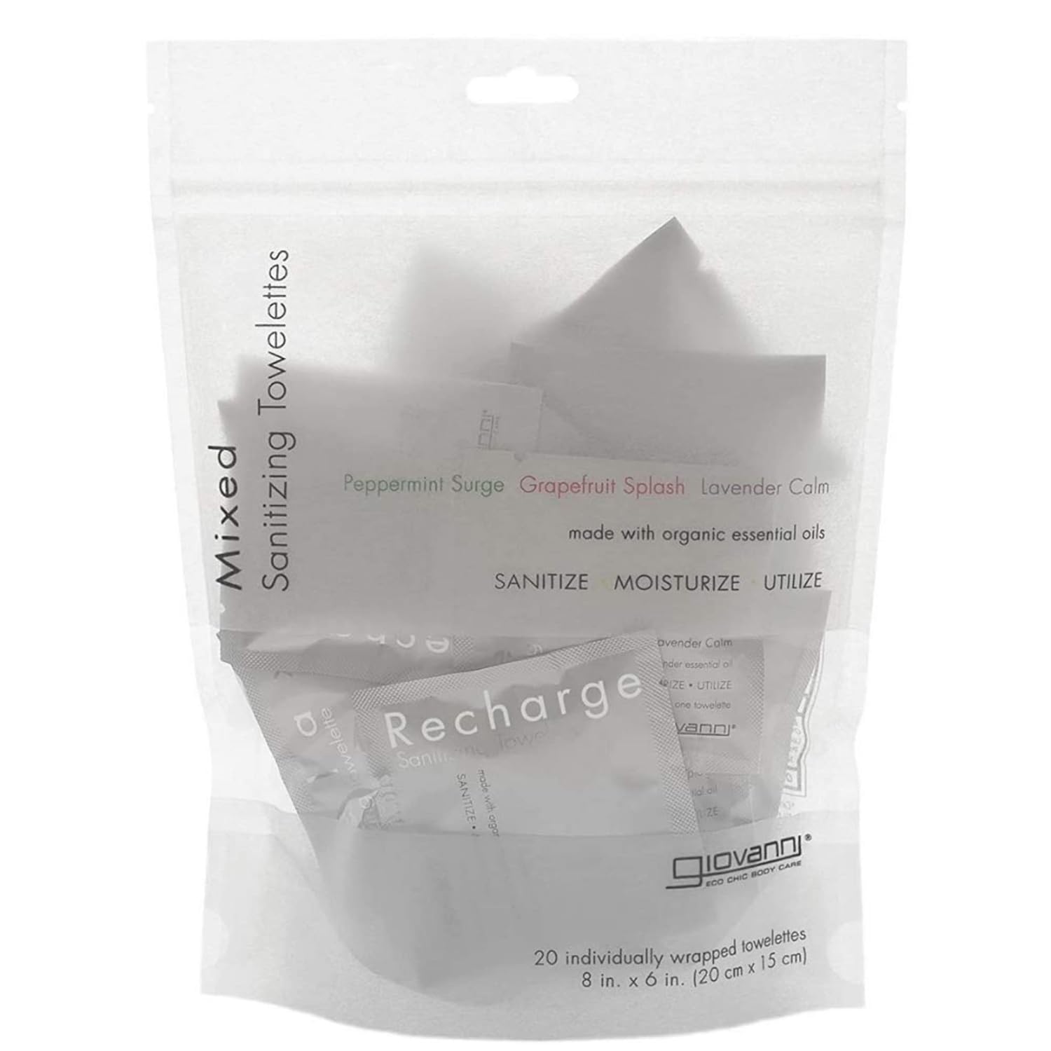 Amazon.com: GIOVANNI Mixed Scents Cleansing Towelettes - Grapefruit ...