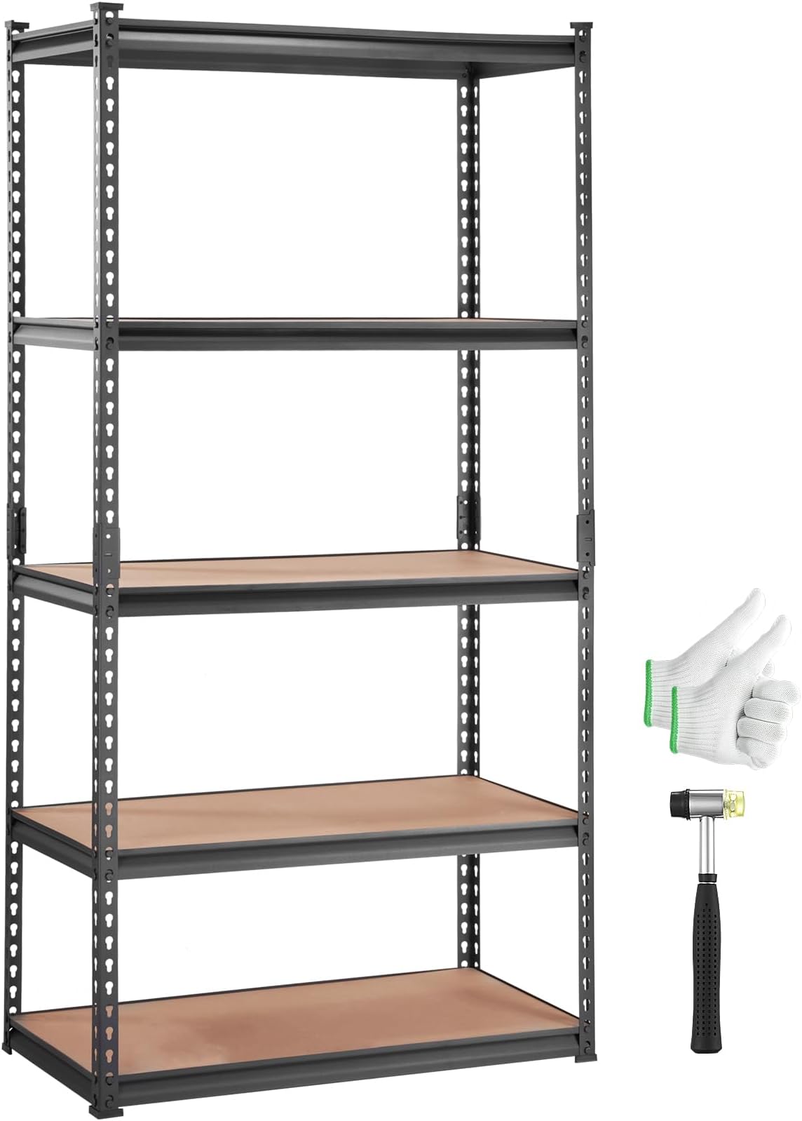 Amazon.com: VEVOR Storage Shelving Unit, 5-Tier Adjustable, 2000 lbs ...
