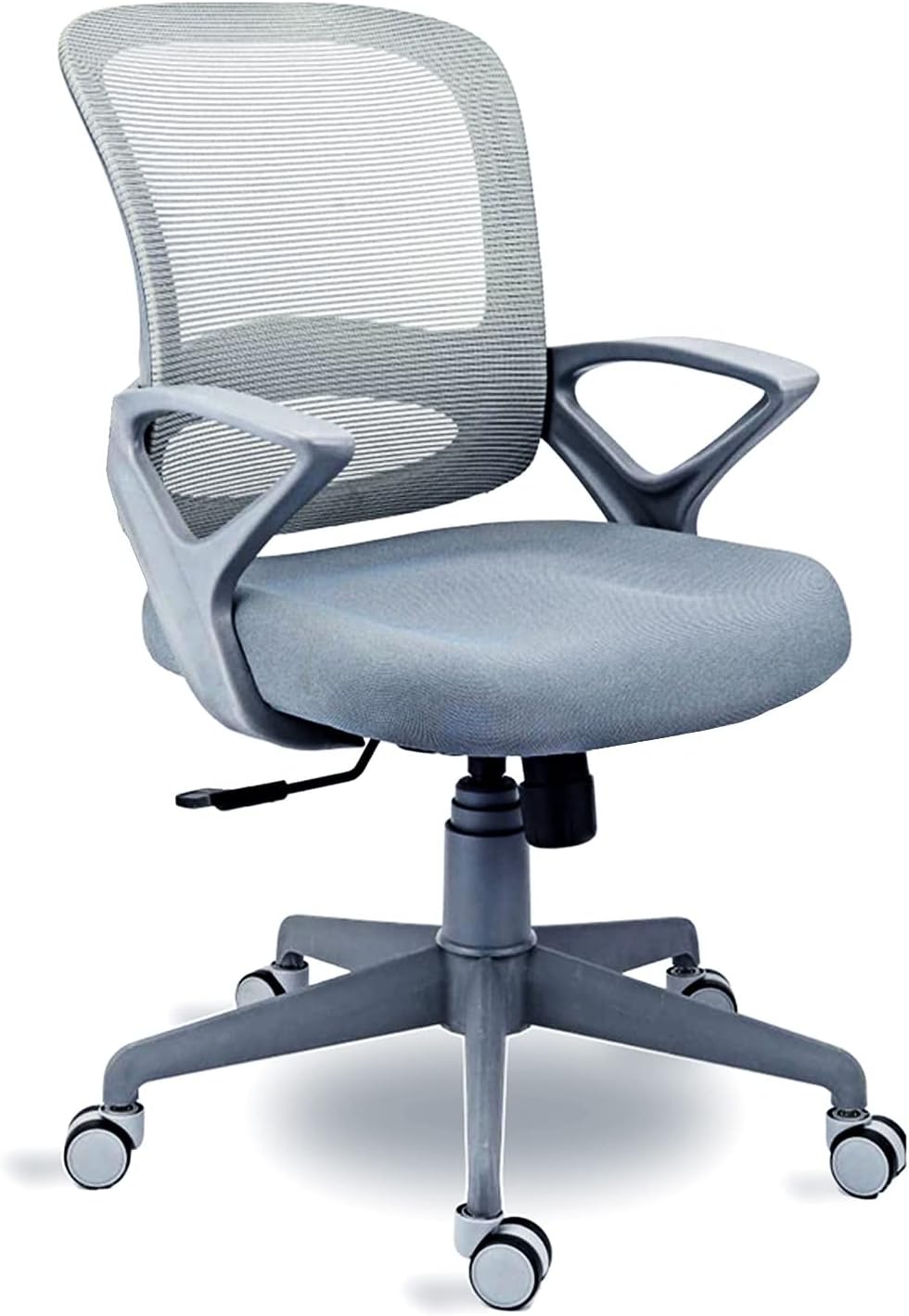 NGFC Ergonomic Movable Revolving Chair Ergonomic Grey Mesh Chair with ...