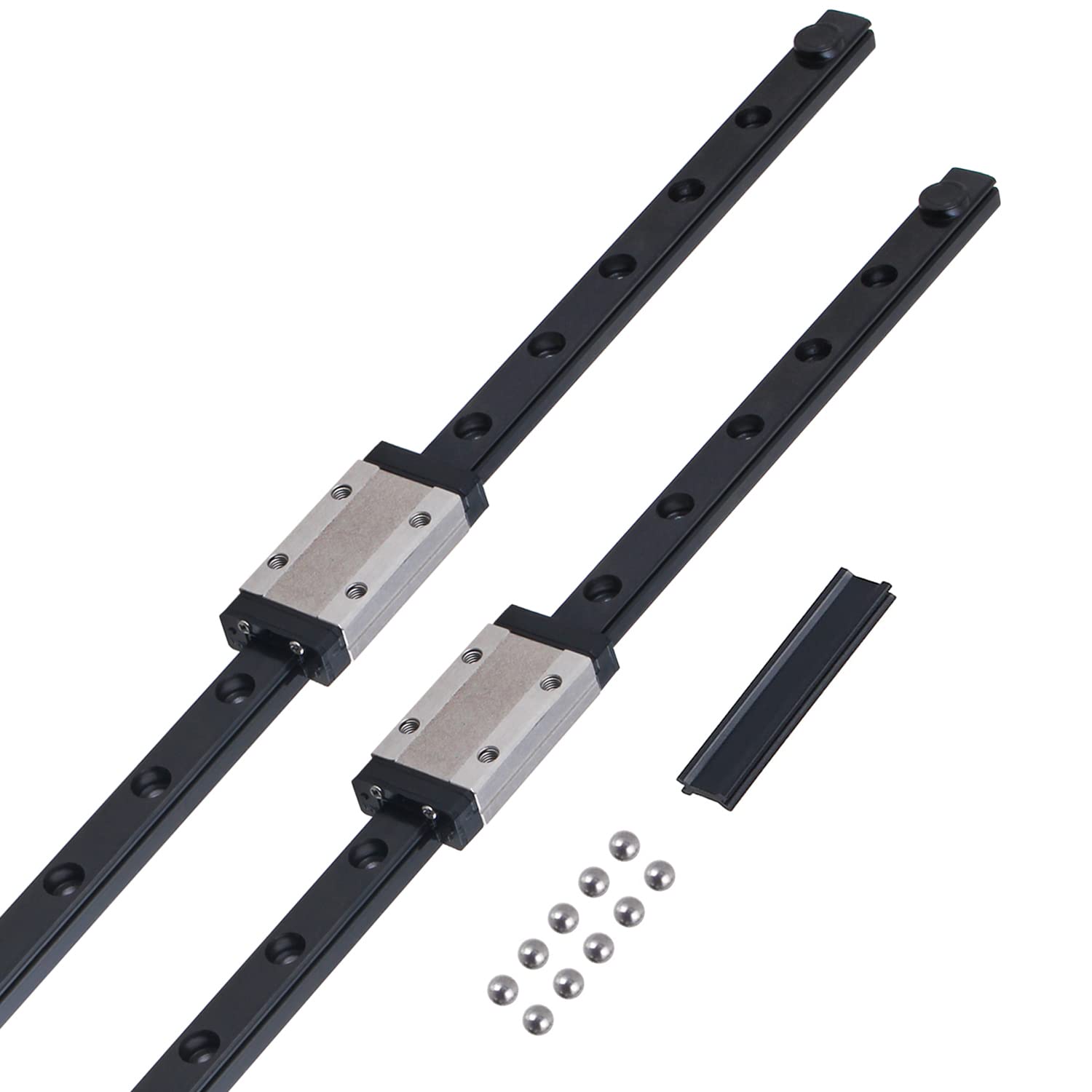 Snapklik.com : ANWOKIT 2pcs MGN12H Mini 350mm Linear Rail Guide Linear ...