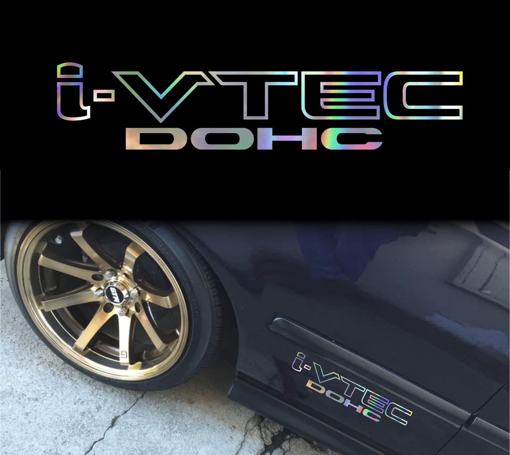 Amazon.com - 2X I-VTEC DOHC Decal Replacement Vinyl Sticker - 12 ...