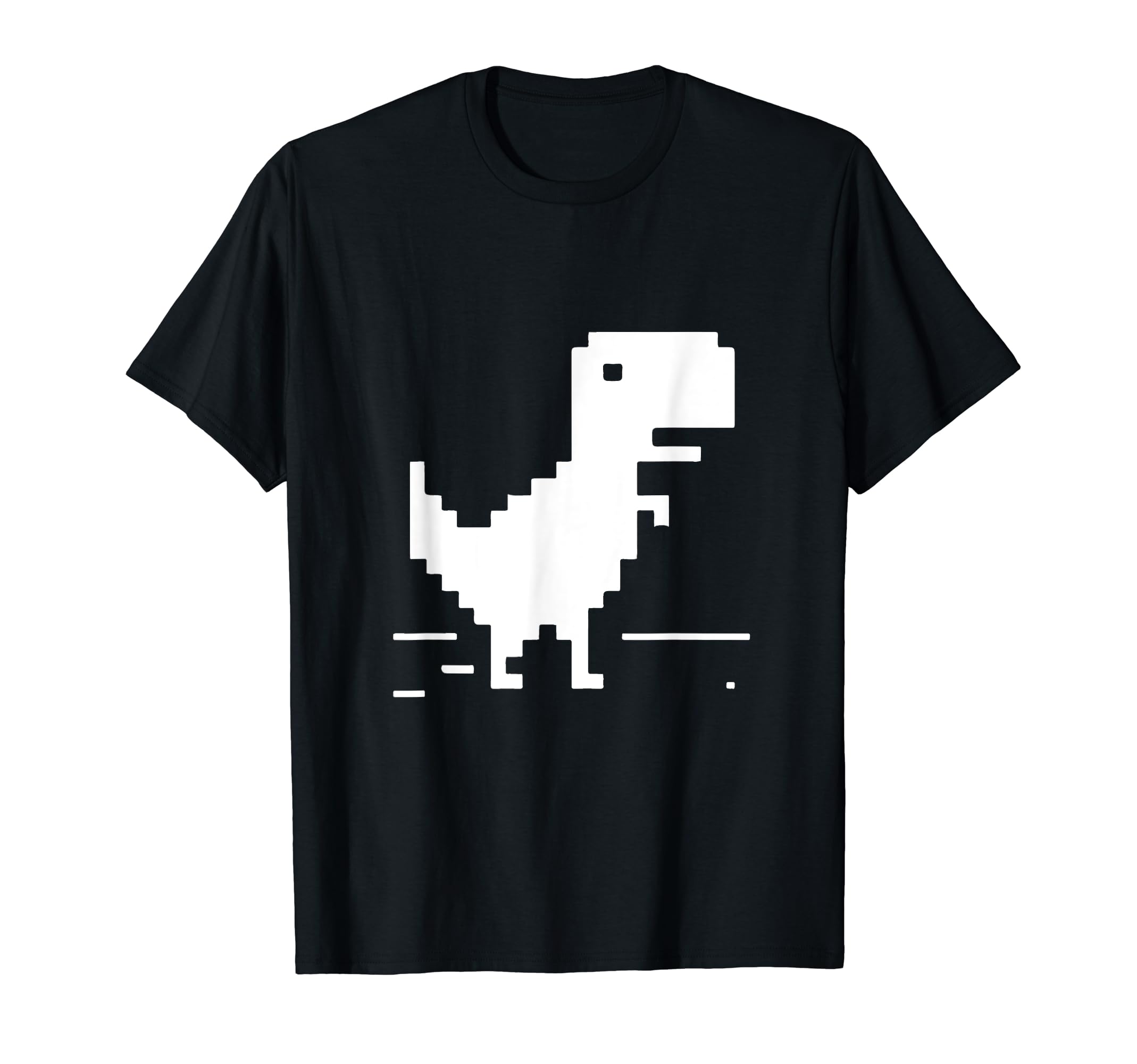 Amazon.com: T-Rex T-Shirt Geek Dinosaur Pixel Art Web Developer Nerd ...