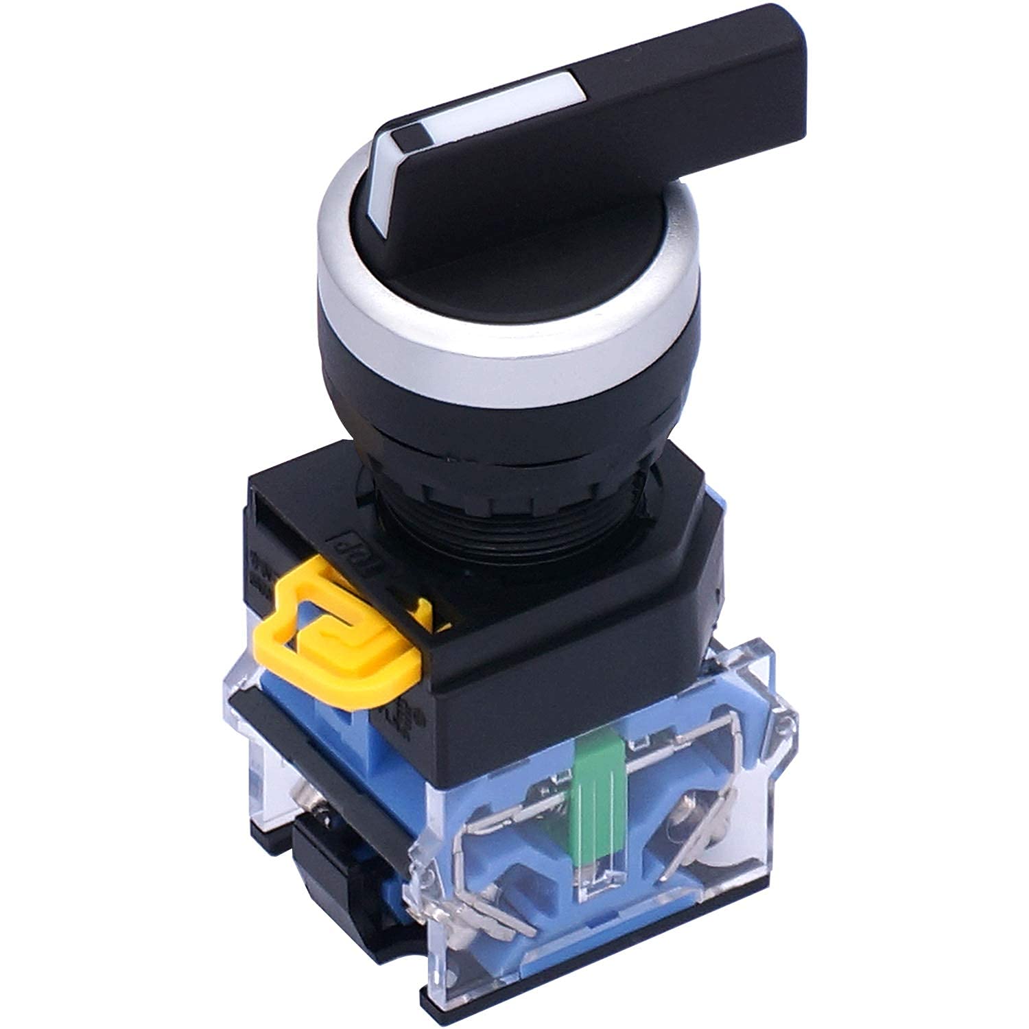 Taiss / 22mm 2 NO Latching Maintained Three 3-Position Rotary Selector ...