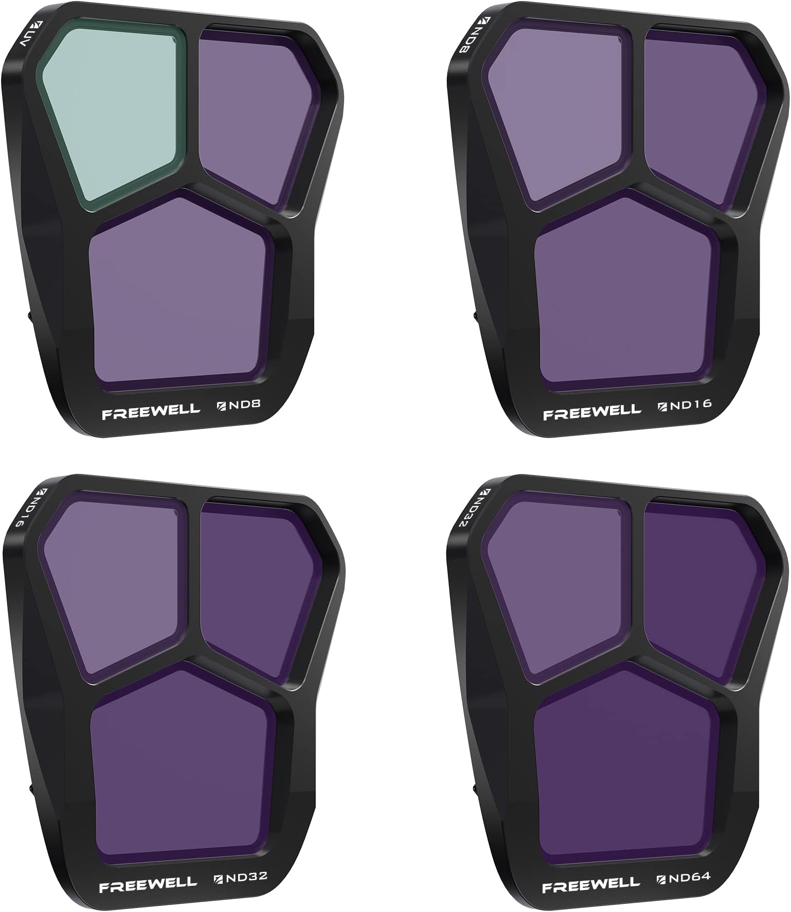 Amazon.com : Freewell Split ND 4-Pack Filter Kit for Air 3 - ND8/ND16 ...