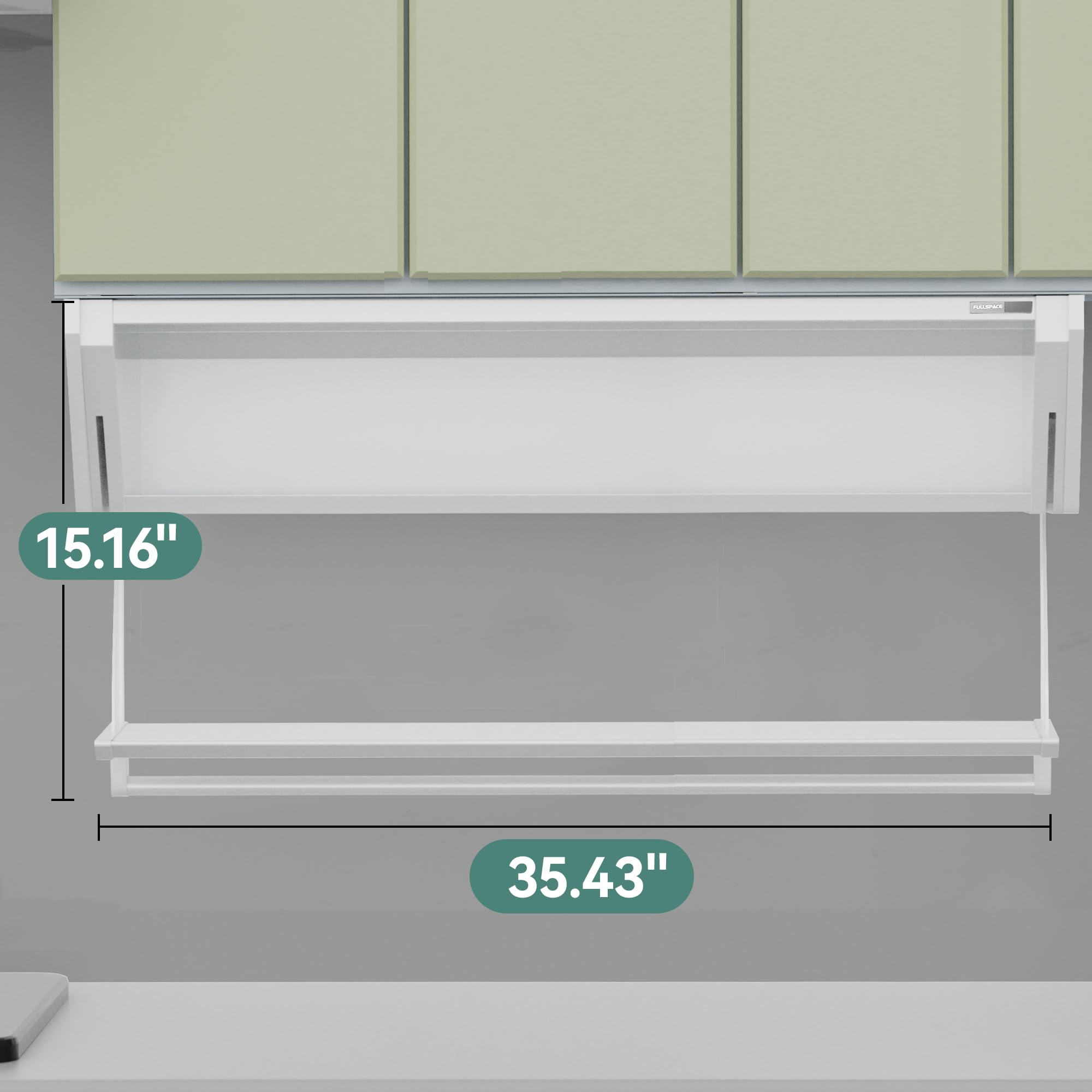Snapklik.com : Yastant 35” Extra Large Pull Down Shelf For Kitchen ...