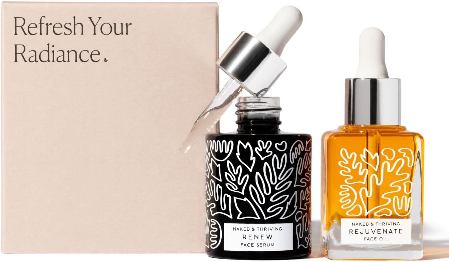 Amazon.com: Naked & Thriving The Night Set | Renew Resurfacing Night Serum (30 mL) + Rejuvenate ...