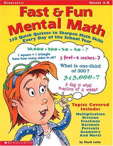 Amazon.com: Fast & Fun Mental Math: 250 Quick Quizzes to Sharpen Math ...