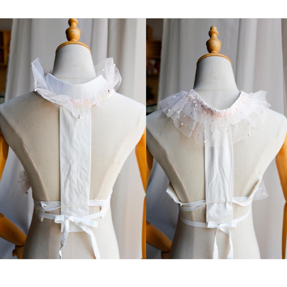 Snapklik.com : Japanese Kimono Collar Core Obi Belt Lace Faux Collar ...