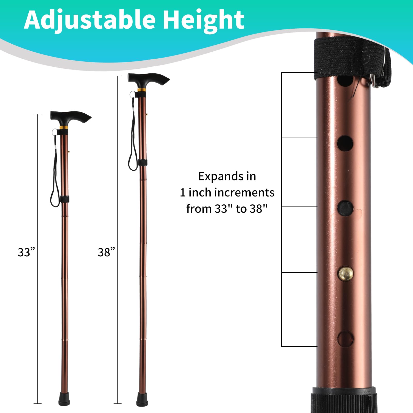 Snapklik.com : Walking Cane Folding Walking Cane Lightweight ...