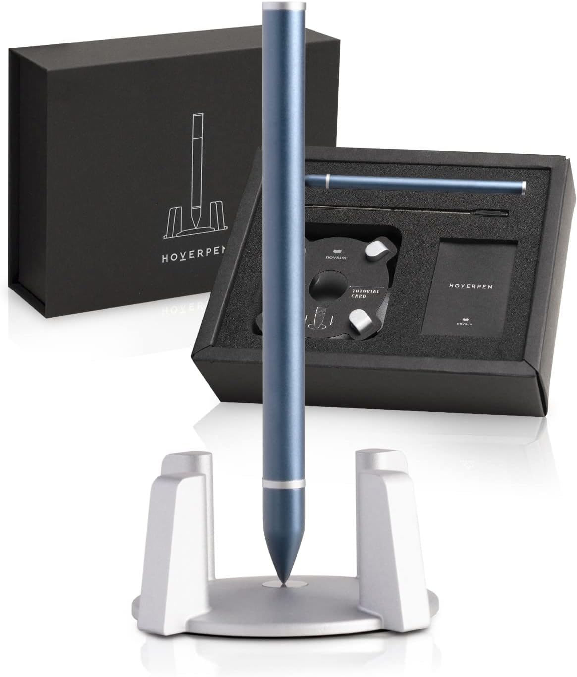 Amazon.com : JASON YUEN Magnetic Floating Pen - Bright chrome ballpoint ...