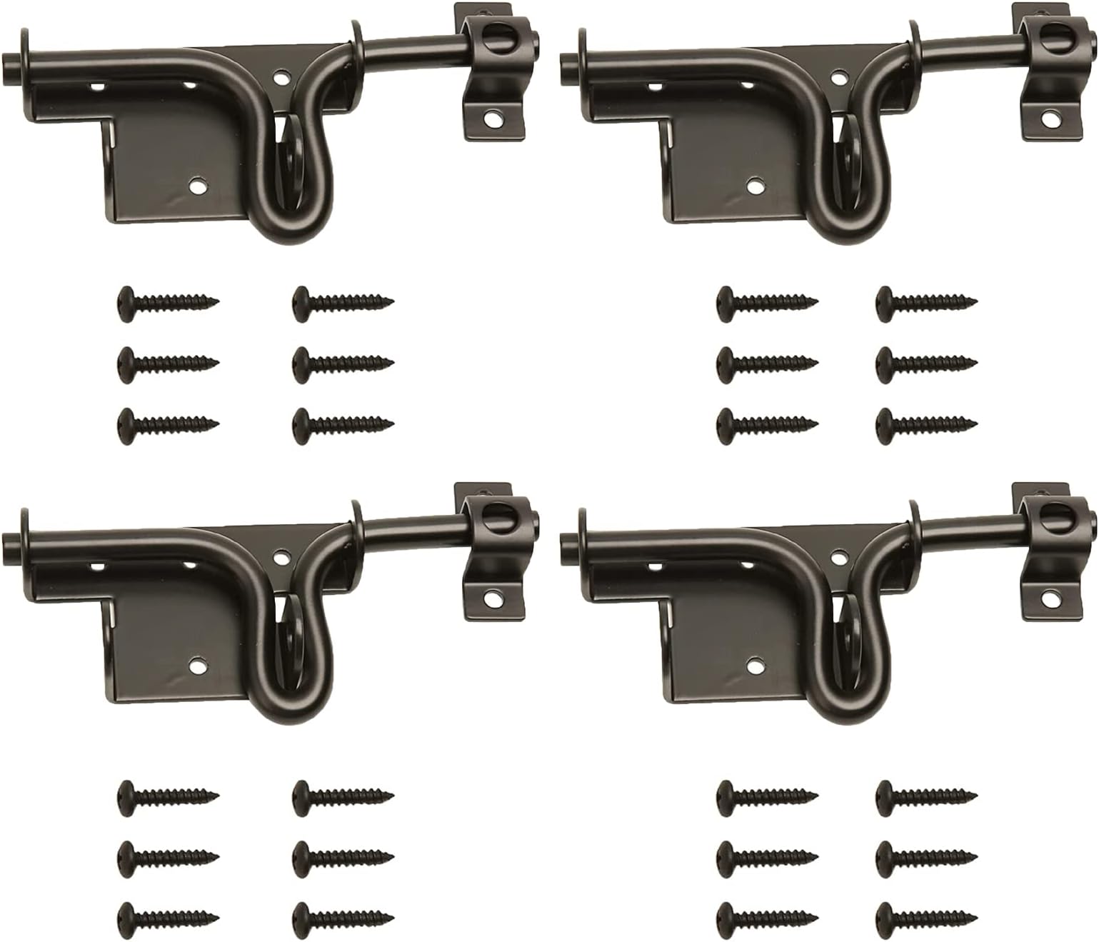 Amazon.com: HOME MASTER HARDWARE Slide Bolt Gate Latch, Heavy Duty ...