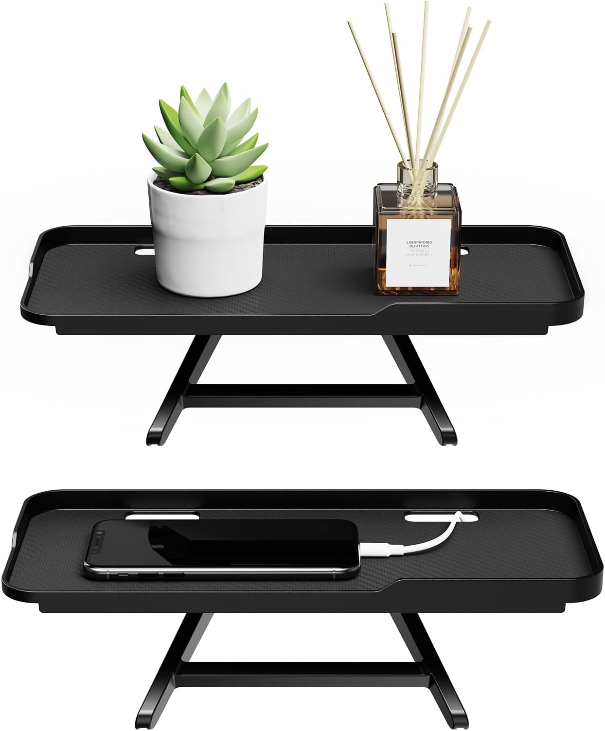 Amazon.com: 2 Pieces TV Top Shelf Screen Shelf Adjustable Monitor Top ...