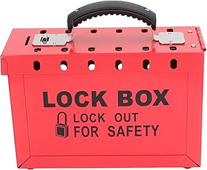 Leapiture 12 Locks Safety Padlock Rack Management Station Steel Plate ...