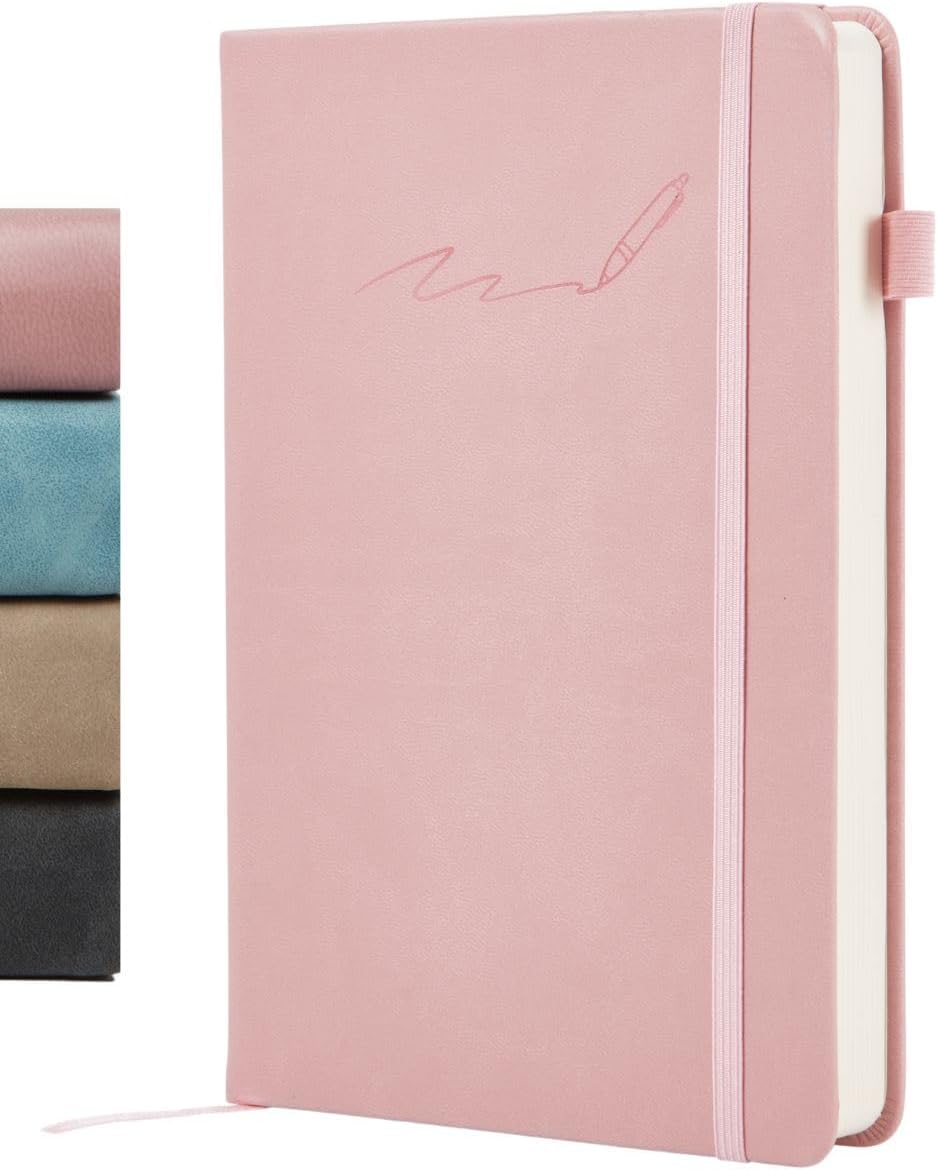Soul Projekt Pink Hardback Notebook A5 Lined, 360 pages, Bullet Journal ...
