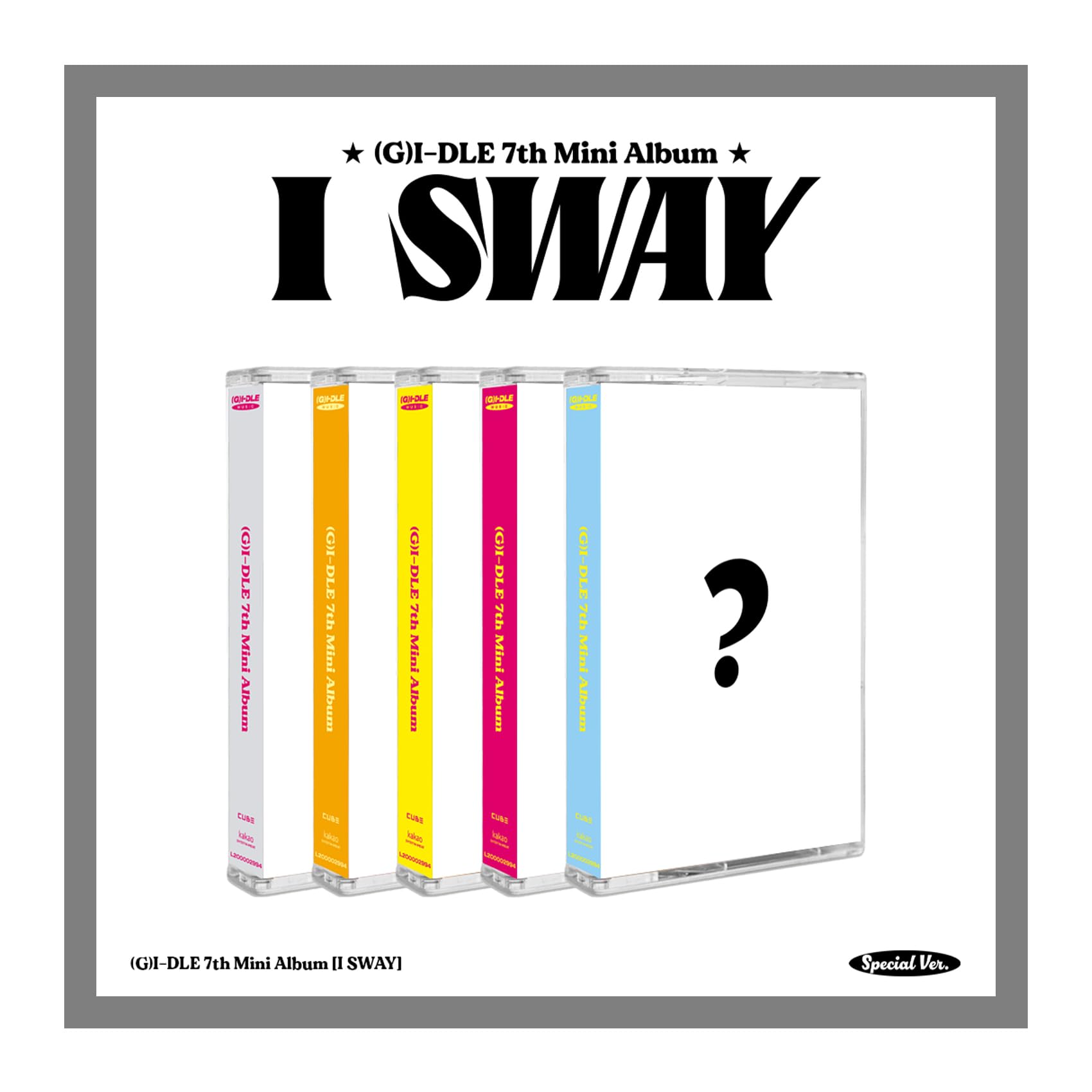 Buy GI-DLE (G) I-DLE GIDLE I SWAY 7th Mini Album+Tracking (Special ...