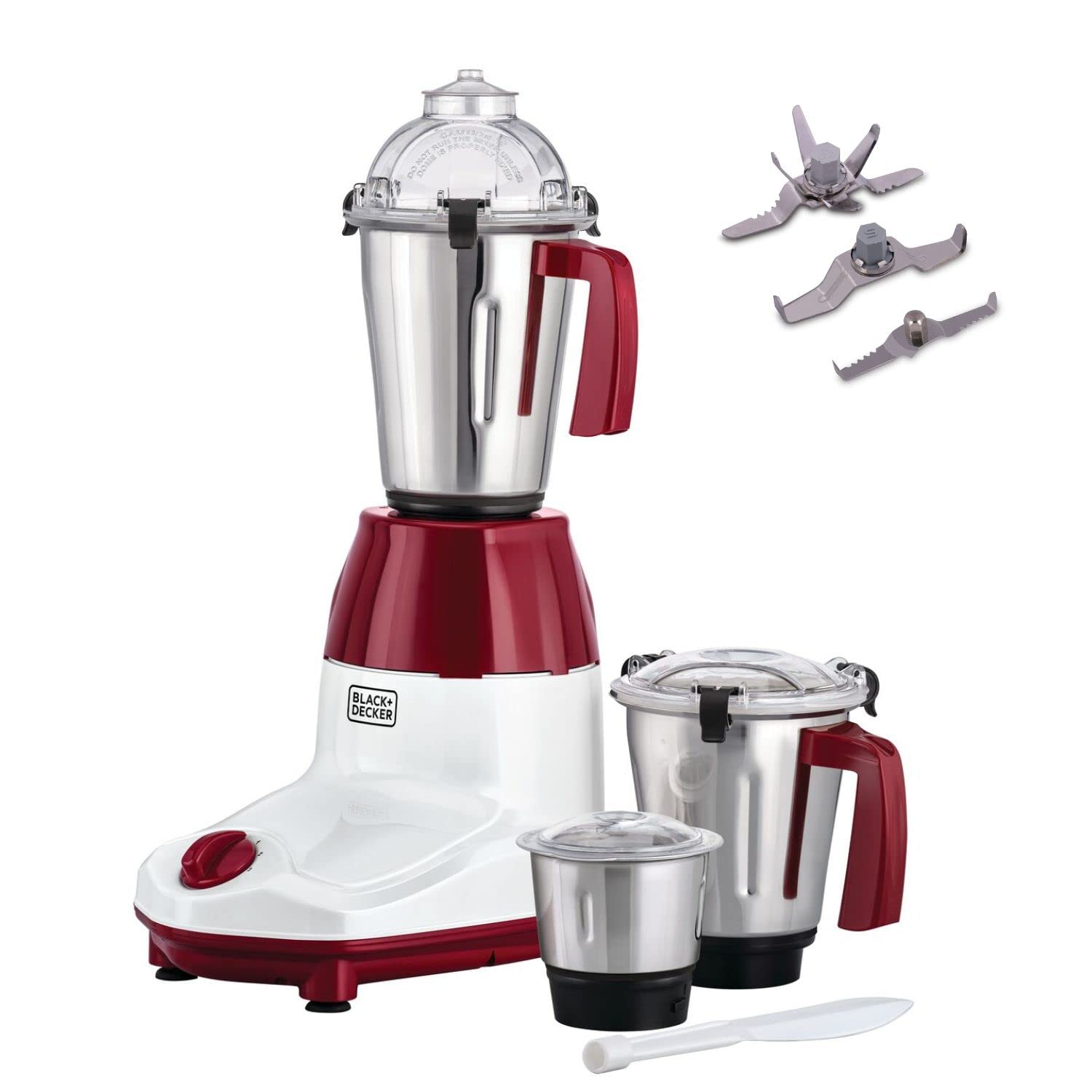 Black & Decker 3-in-1 Multifunctional 750W Mixer Grinder with 3 Jars ...