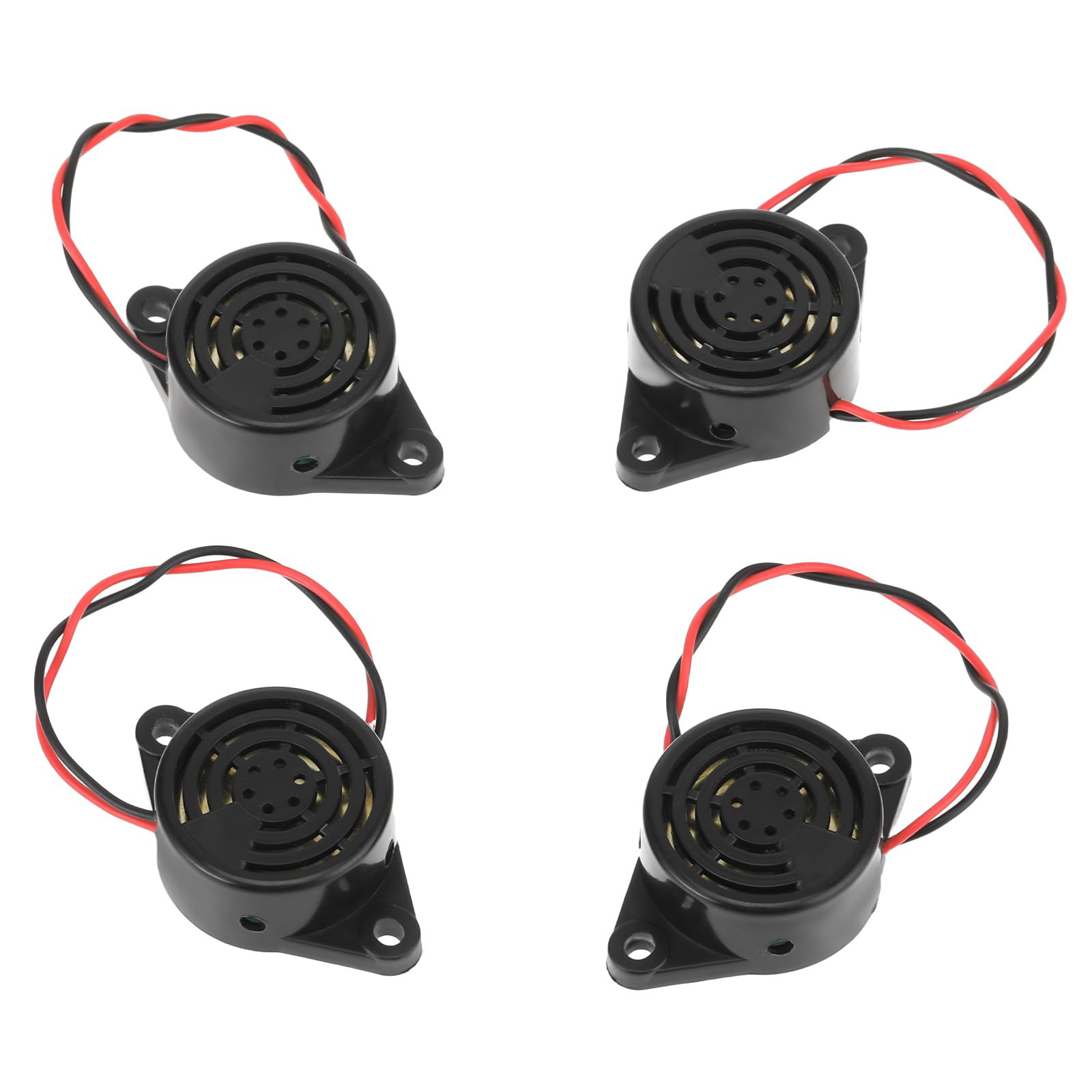 Snapklik.com : 4PCS SFM-27-W Beep Tone Alarm Ringer, DC 3-24V 90dB Active Piezo Electronic ...