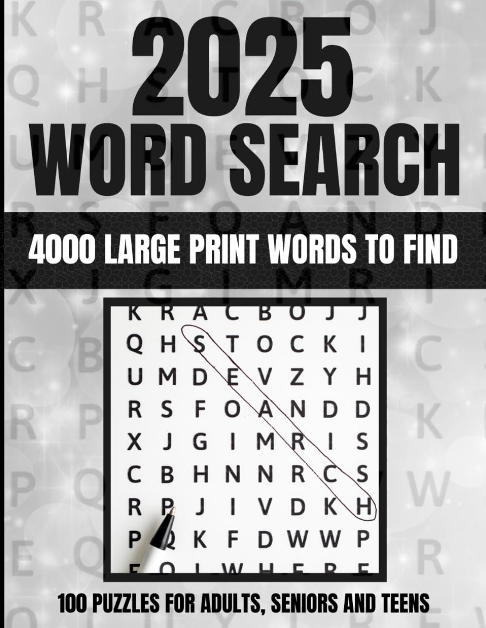 Amazon.com: Word Search Book for Adults 2025: 4000 Big Large Print ...