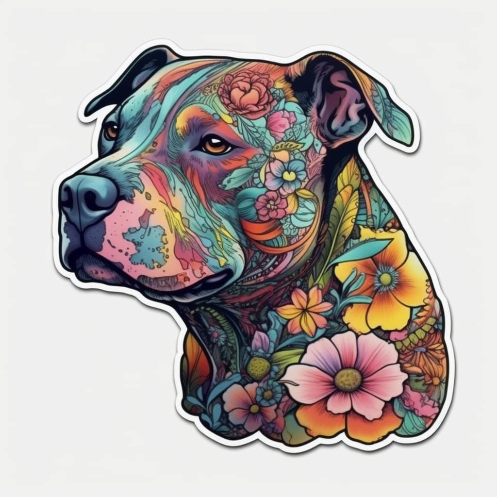 Amazon.com - Yoonek Graphics American Staffordshire Terrier American ...